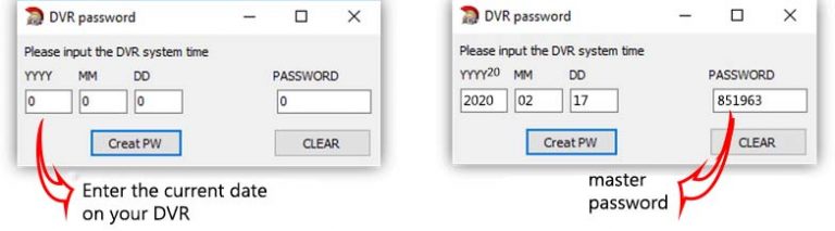 How to Reset H.264 DVR NVR (forgotpassword) - NVR IPCAMERA SECURITY