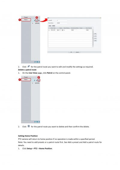 How to set PTZ control? UNV Device - NVR IPCAMERA SECURITY