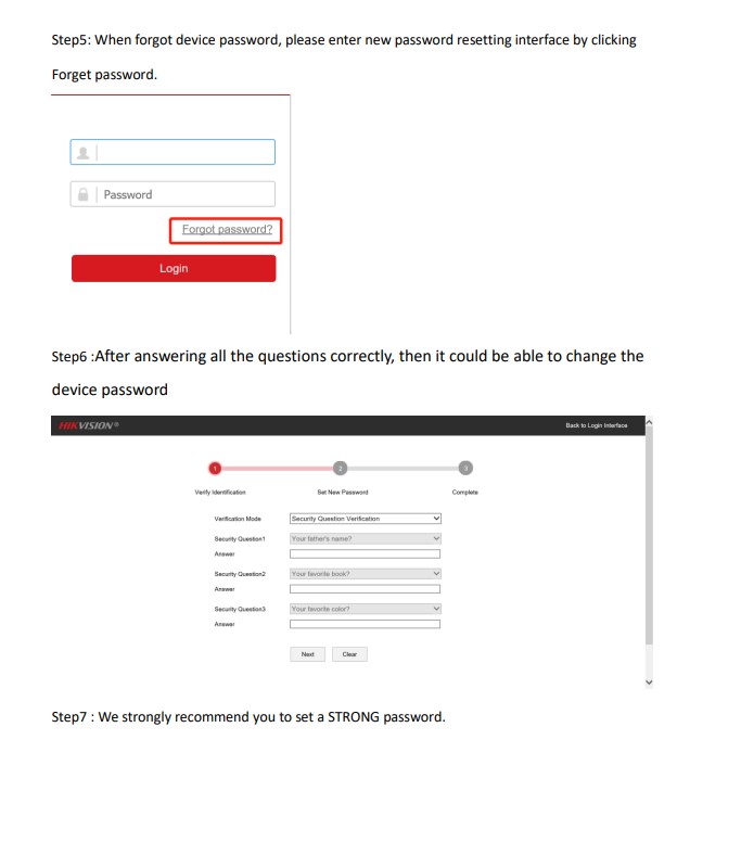 Hilook Hikvision Password Reset NVR/DVR/IPCAM NEW - NVR IPCAMERA SECURITY