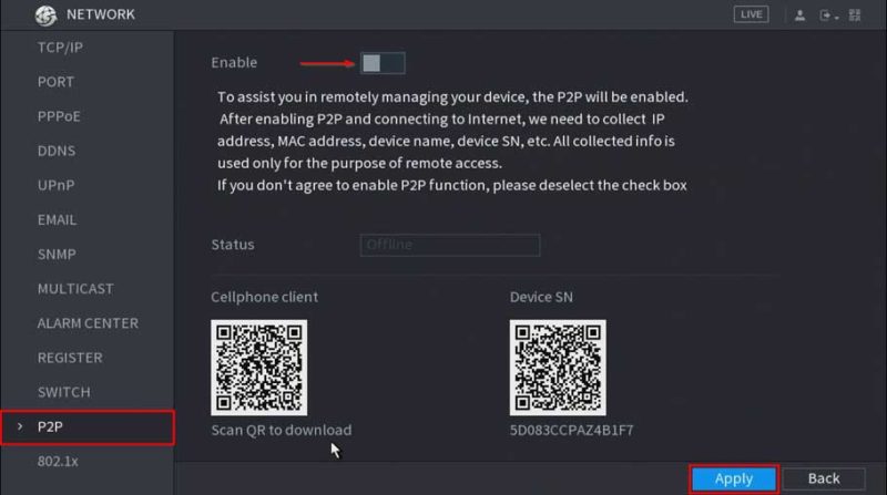 How to troubleshoot P2P offline status - NVR IPCAMERA SECURITY