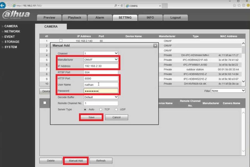 How to Add DeskCamera to Dahua NVR - NVR IPCAMERA SECURITY