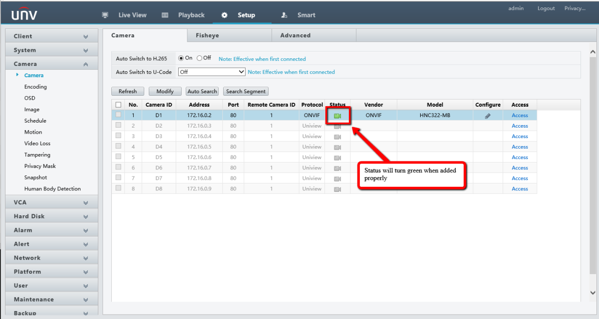 Using Your Uniview NVR - NVR IPCAMERA SECURITY