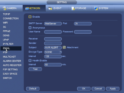 DAHUA NVR Network Interface Setting - NVR IPCAMERA SECURITY