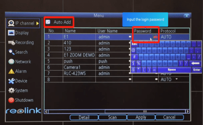 Reolink NVR Setup Guide - NVR IPCAMERA SECURITY